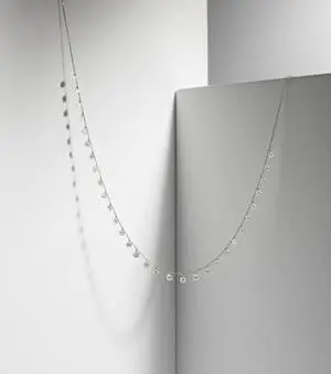 PERSEE Persée Danaé 18kt Gold Diamond Necklace - White