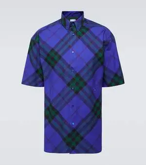Burberry Check Cotton Bowling Shirt