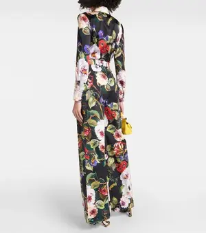 Dolce & Gabbana Floral Wide-leg Pants - Multicoloured