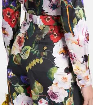 Dolce & Gabbana Floral Wide-leg Pants - Multicoloured