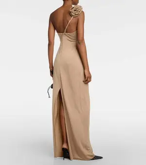 Magda Butrym Floral-appliqué Maxi Dress