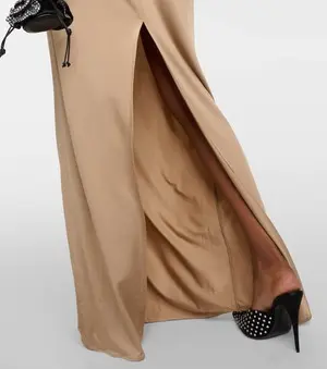 Magda Butrym Floral-appliqué Maxi Dress