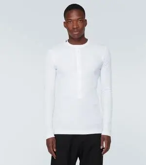 Dolce & Gabbana Re-edition Cotton Jersey Henley Shirt