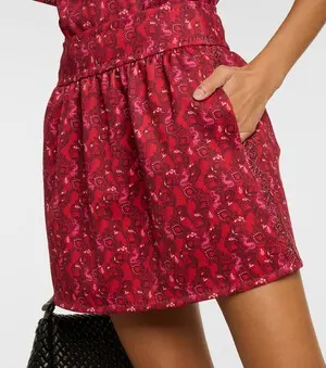 Max Mara Balocco Embellished Floral Midi Skirt