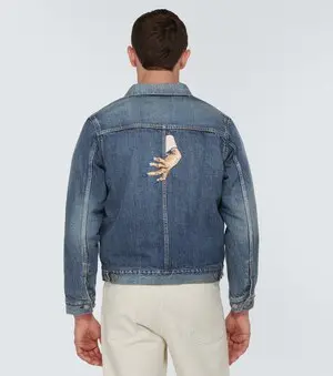 Undercover Beaded Denim Jacket