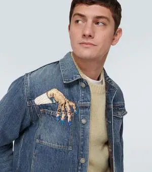 UNDERCOVERISM Beaded Denim Jacket