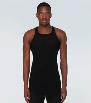Rick Owens Ribbed-knit Tank Top