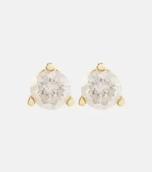 STONE AND STRAND 14kt Yellow Earrings With Diamonds - Gold