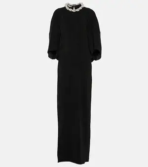 Stella McCartney Crystal-braided Maxi Dress