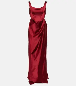 VIVIENNE WESTWOOD Draped Satin Gown