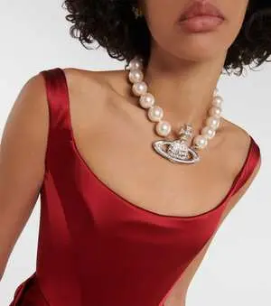 VIVIENNE WESTWOOD Draped Satin Gown