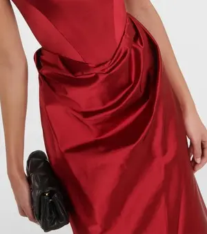 VIVIENNE WESTWOOD Draped Satin Gown