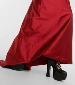 VIVIENNE WESTWOOD Draped Satin Gown