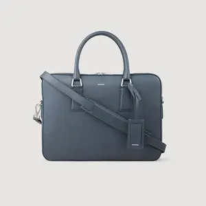 Sandro Saffiano-Patterned Reconstituted Leather Briefcase Fonte