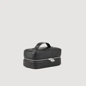 Sandro Grained Toiletry Bag