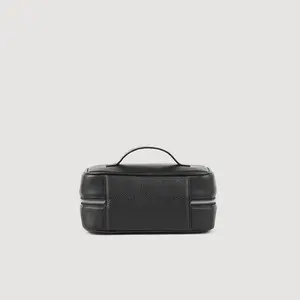 Sandro Grained Toiletry Bag
