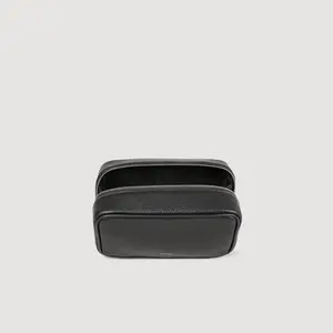 Sandro Grained Toiletry Bag