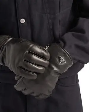 Prada Nappa Leather Gloves