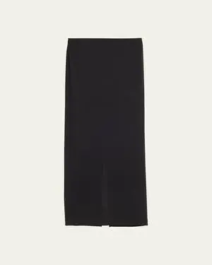 Eterne Emma Cashmere Knit Maxi Skirt - Black