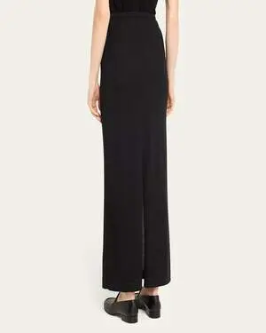 Eterne Emma Cashmere Knit Maxi Skirt - Black