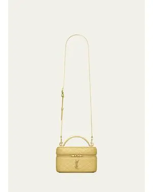 Saint Laurent Gabby Mini Vanity Case Lemon