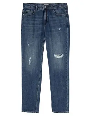 YES ZEE BY ESSENZA Cotton Denim Straight-leg Jeans