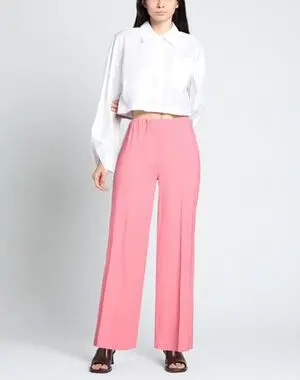 JUCCA Wide-leg Crepe Pants - Pink