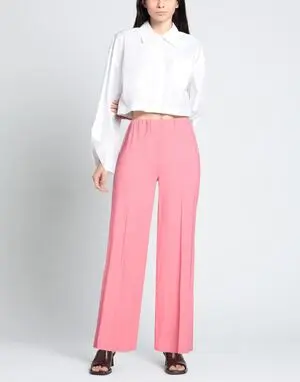JUCCA Wide-leg Crepe Pants - Pink