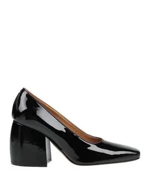 MAISON MARGIELA Pumps In Leather With Square Heel - Black