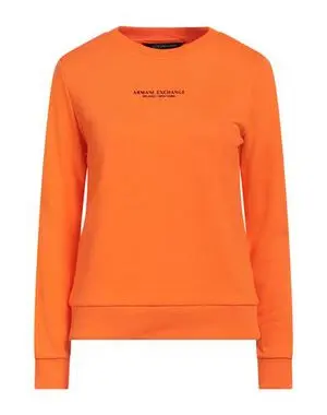 Armani Exchange ARMANI EXCHANGE Crewneck Long Sleeve Sweatshirt Orange
