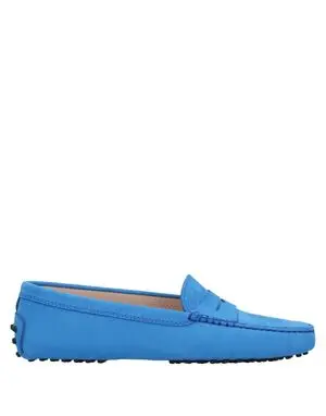 TOD'S Leather Driving Loafers - Blue