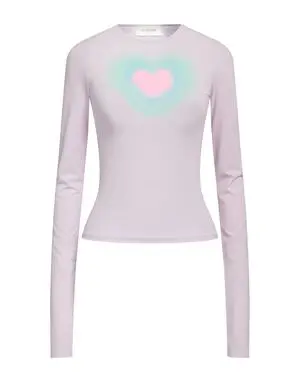 Sportmax Woven T-shirt With Crystals - Purple