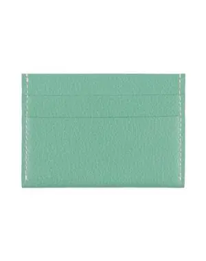 SPORTY & RICH Cardholder Light Leather - Green