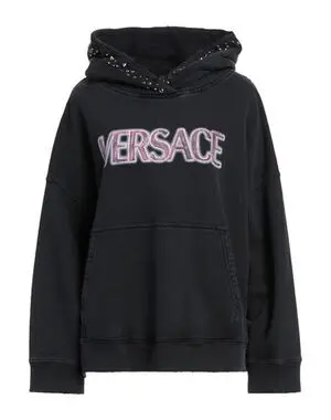 Versace Cotton Sweatshirt - Black
