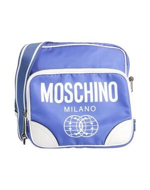 Moschino Cross-body Bag Textile Fibers, Leather - Blue