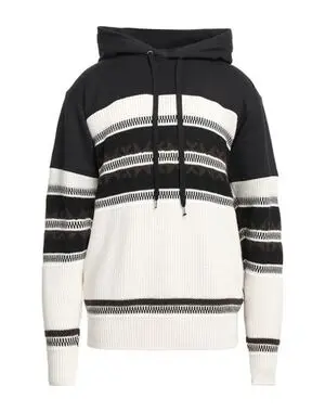 PAOLO PECORA Cotton And Virgin Wool Sweatshirt - Black