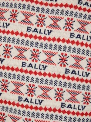 Bally Patterned Intarsia Wool Jumper
