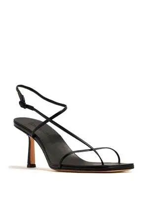 Studio Amelia 70mm Cross Front Sandals - Black