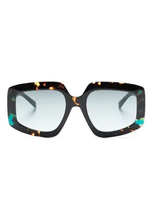 Missoni Geometric-frame Sunglasses - Green