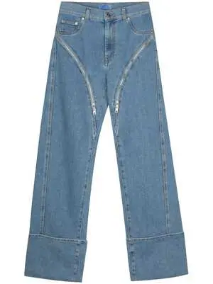 Mugler Mid Rise Jeans For Women