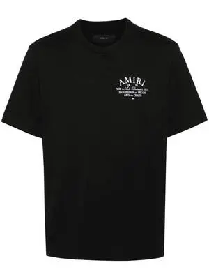 Amiri Arts District Logo-print Cotton T-shirt - Black