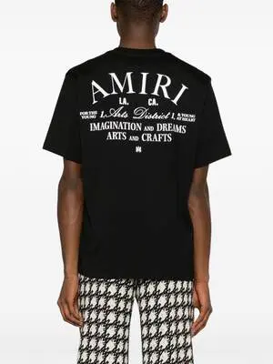 Amiri Arts District Logo-print Cotton T-shirt - Black