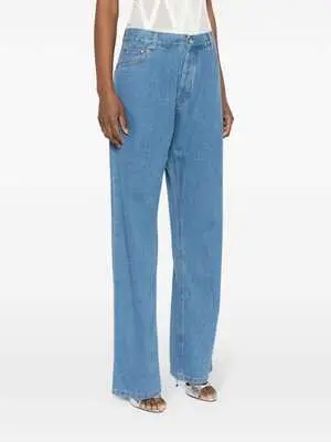 FORTE DEI MARMI COUTURE High-waist Straight-leg Jeans