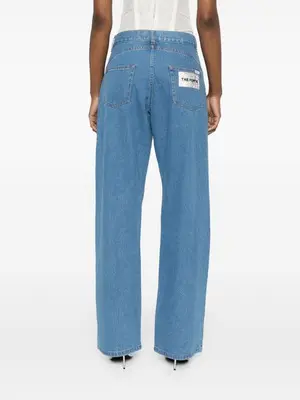 FORTE DEI MARMI COUTURE High-waist Straight-leg Jeans