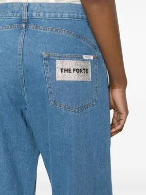 FORTE DEI MARMI COUTURE High-waist Straight-leg Jeans