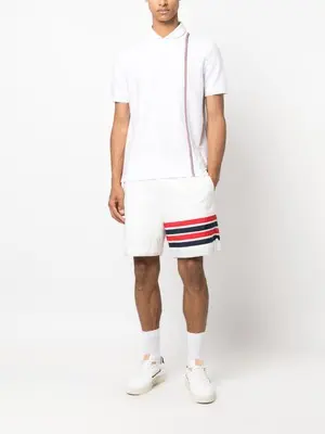 Thom Browne Rwb Stripe Polo Shirt