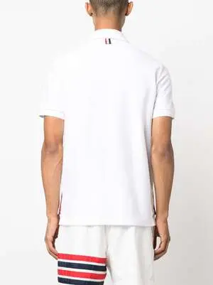 Thom Browne Rwb Stripe Polo Shirt