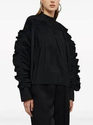 JIL SANDER Ruffle-detailing Sweatshirt