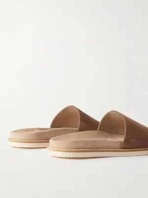Brunello Cucinelli Suede Slides