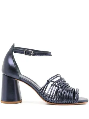 STUDIO CHOFAKIAN Thiomphe Metallic Leather Sandals